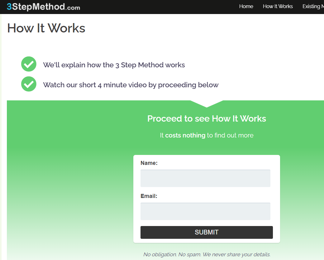 3 Step Method Review: Scam or Legit Online Opportunity? - Earn From Home HQ
